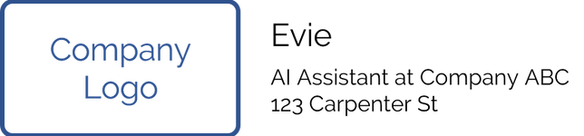 Customized Evie Signature Setup | Evie.ai